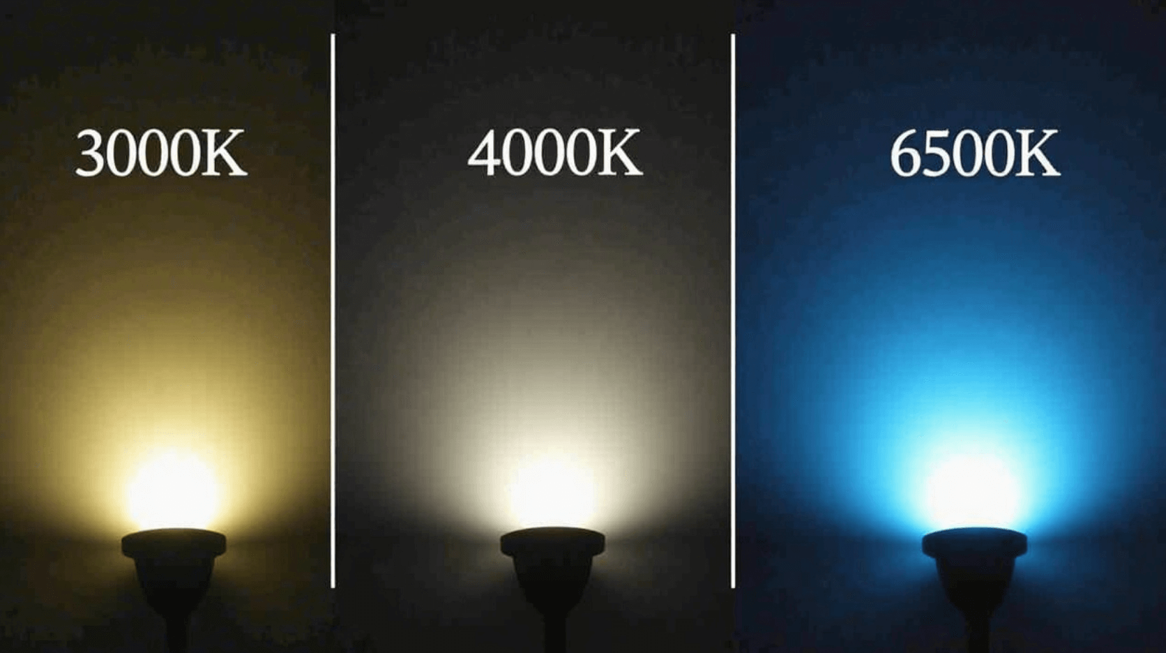 3000K vs 4000K vs 6500K: Top LED Color Temperature Pick