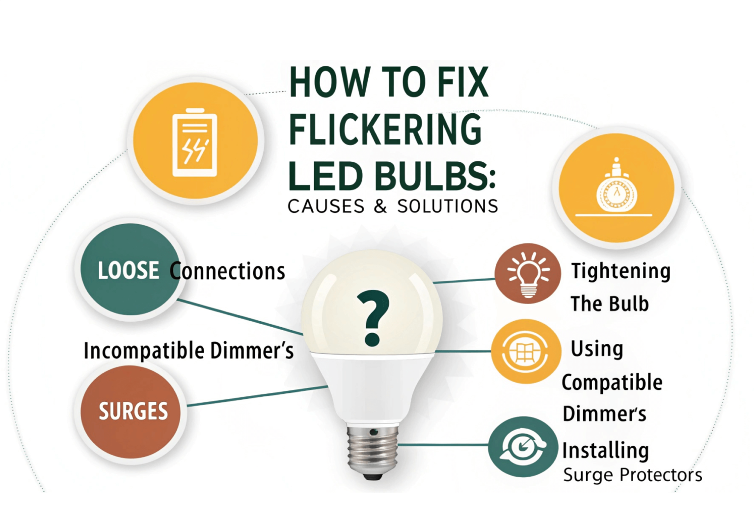 Fix Flickering LED Bulbs: 7 Causes & Solutions You Need