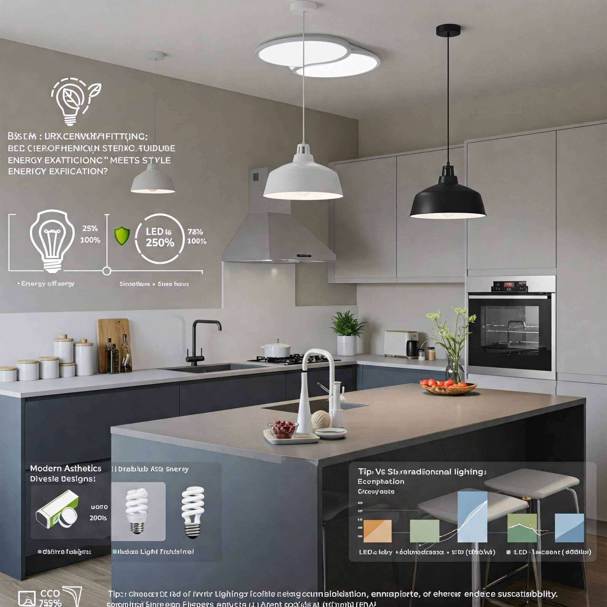 LED Kitchen Light Fittings for Energy Efficiency 2025
